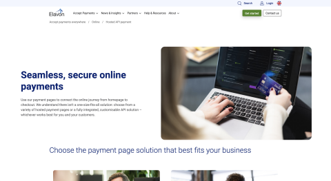 Hosted API payment - Secure online payments - Elavon UK