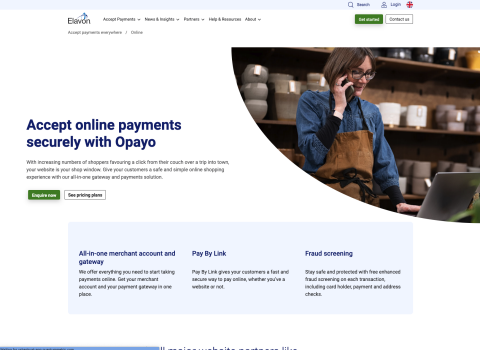 Online payments - Elavon UK