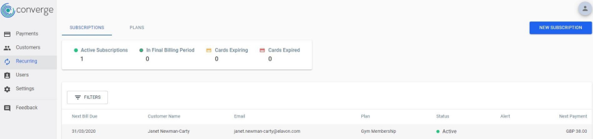 Converge Back Office