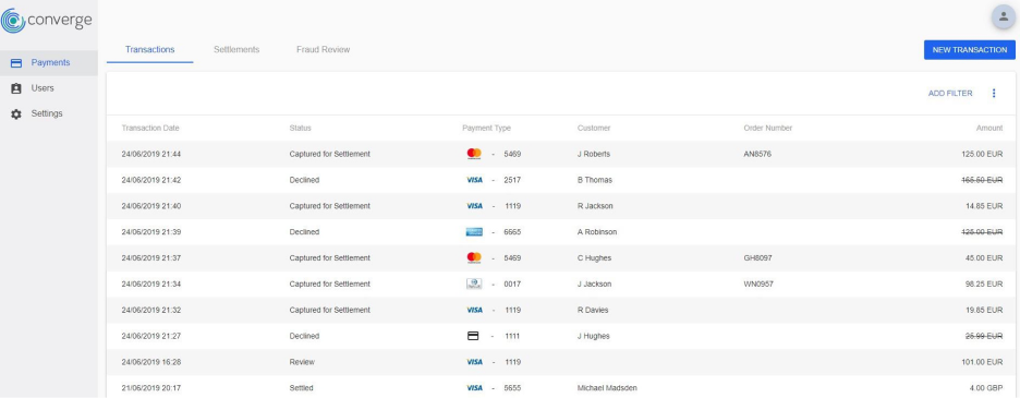 Converge Back Office
